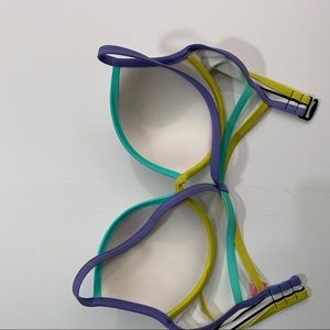 Victoria's Secret | Swim | Victoria Secret 32dd Suit Top Stripes Bikini ...